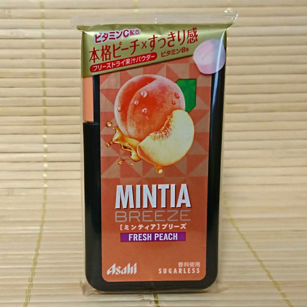 Mintia BREEZE - Fresh Peach Sugarless Large Mints – napaJapan