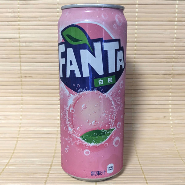 Fanta Soda - WHITE PEACH Tall Can (500ml) – napaJapan