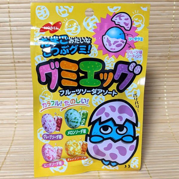 Nobel GUMMY EGG Candy - Fruit Soda Mix | napaJapan