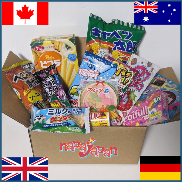 Mystery Japanese Candy Box - 12 Items - FREE Shipping | napaJapan